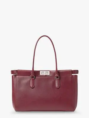 Fendi Peekaboo Tote Leather Shoulder Bag