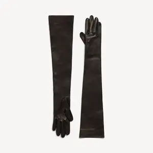 Balenciaga Long Gloves - Black