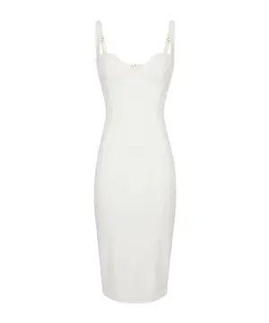 Elisabetta Franchi Sleeveless Dress - Ivory