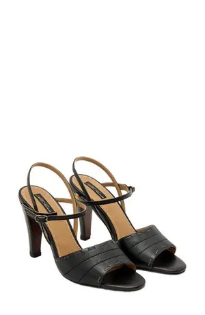 ALLSAINTS Lila Leather Sandal - Black