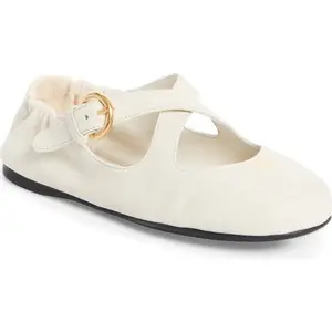 Miu Miu Mary Jane Flat - Talco