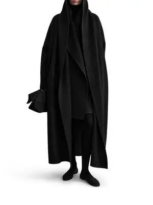 TOTEME Long Wool Coat With Hood