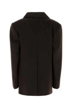 Sportmax Dark Wool Manna Coat
