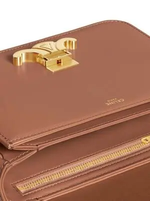 Celine Teen Triomphe Bag In Polished Calfskin - Multicolor