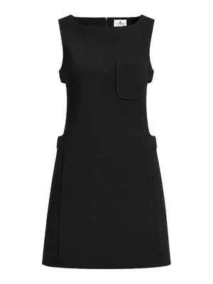COURREGES Cut-out Crêpe Dress - Black