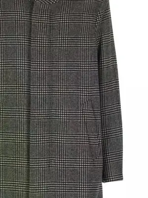 Peuterey Mouton Chp Check-pattern Hooded Coat