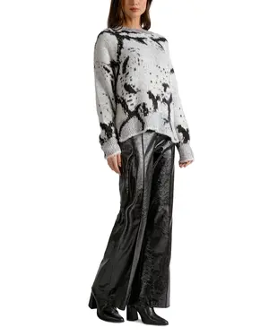 Elan Cheetah Crewneck Sweater - Python