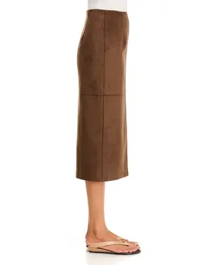 A.REN A. Ren Clove Seamed Midi Skirt