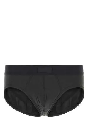 SKIMS Stretch Cotton Briefs Set With Modal Blend - Grey