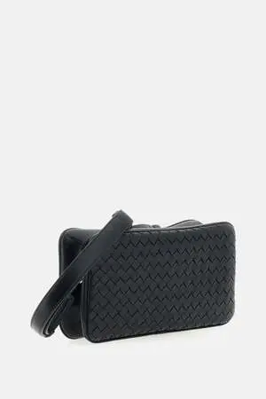 Bottega Veneta Small Soffietto Intrecciato Leather Pouch