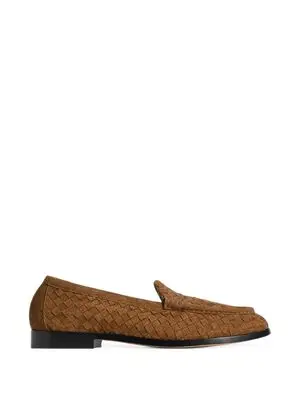 Bottega Veneta Silenzio Leather Loafers - Multicolor