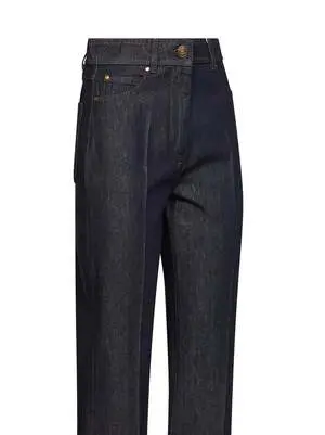 Max Mara Midnight Blue Mxmabbono Barrel-leg Jeans