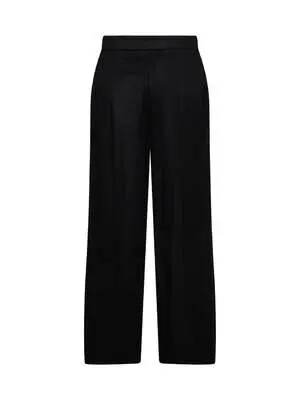 Max Mara Black Wool Mstmarengo Culotte Trousers