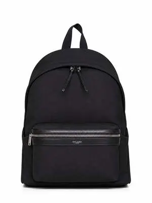 Saint Laurent Black City Backpack - Multicolor