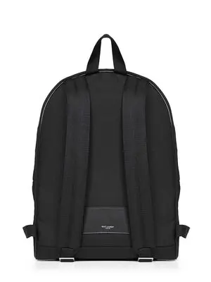 Saint Laurent Black City Backpack - Multicolor