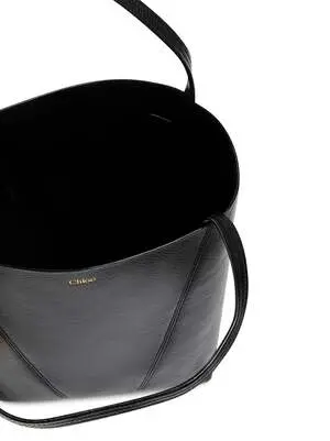 Chloé Black Spin Tote Bag - Multicolor