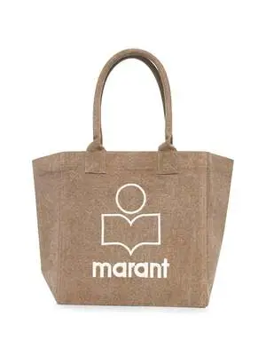 Isabel Marant Étoile Dark Khaki Small Yenky Tote Bag - Multicolor