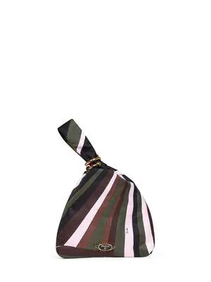 Emilio Pucci Khaki And Pink Emilio Printed Pouch - Multicolor