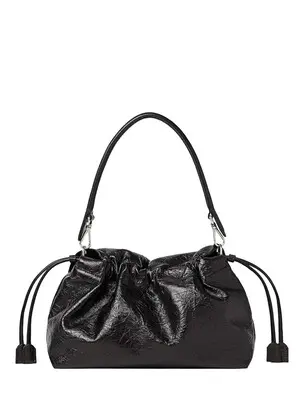 Fendi Black Baguette Soft Large Shoulder Bag