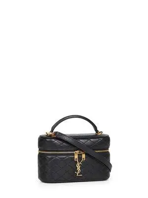 Saint Laurent Gaby Vanity Bag In Leather