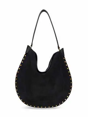 Isabel Marant Étoile Black Oskan Hobo Soft Shoulder Bag