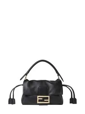 Fendi Black Baguette Soft Small Minibag - Multicolor