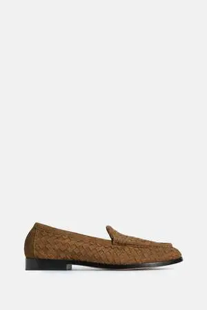 Bottega Veneta Silenzio Suede Loafers - Multicolor