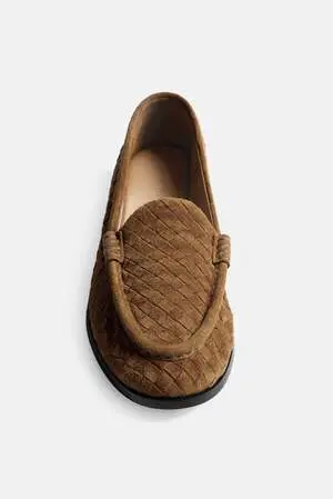 Bottega Veneta Silenzio Suede Loafers