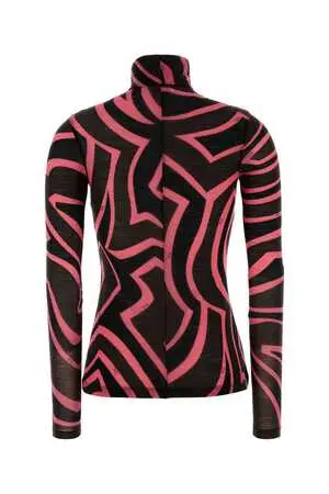 Emilio Pucci Printed Wool Blend T-shirt - Multicolor