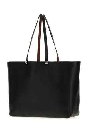 Valentino Garavani Leather Rockstud Reversible Shopping Bag