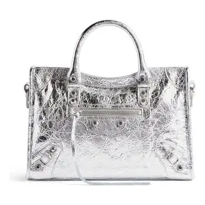 Balenciaga Le City Small Bag Metallized - Silver