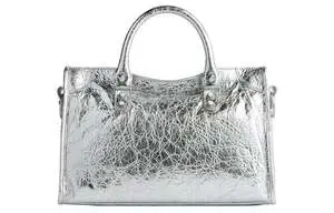 Balenciaga Le City Small Bag Metallized - Silver