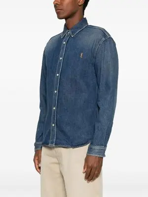Saint Laurent Denim Cotton Shirt