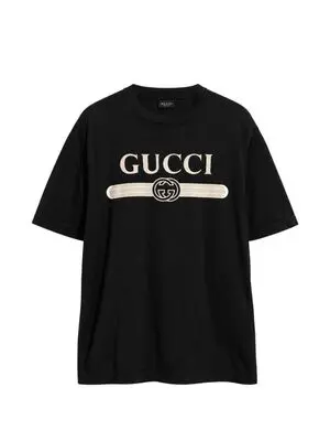 Gucci Logo Cotton T-shirt - Multicolor