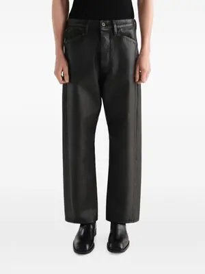 LEMAIRE Leather Straight Leg Trousers