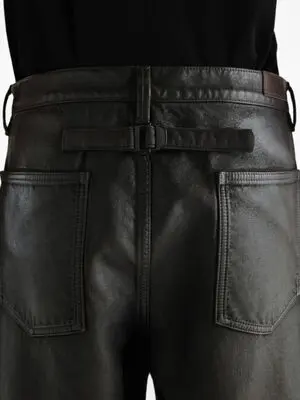 LEMAIRE Leather Straight Leg Trousers