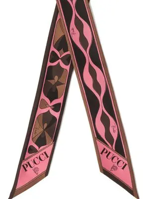 Emilio Pucci Printed Silk Foulard - Multicolor