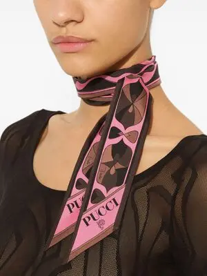 Emilio Pucci Printed Silk Foulard - Multicolor