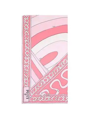 Emilio Pucci Printed Silk Foulard - Multicolor