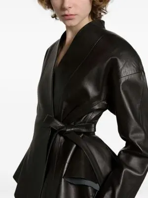 Alberta Ferretti Faux Leather Jacket