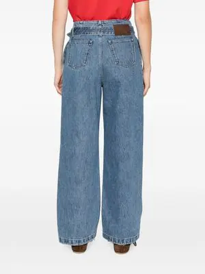 Loewe Draped Denim Jeans