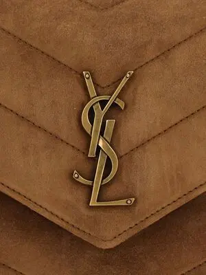 Saint Laurent Loulou Small Suede Leather Shoulder Bag - Multicolor