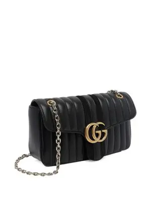 Gucci Gg Mamront Medium Leather Shoulder Bag