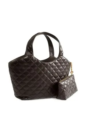 Saint Laurent Icare Medium Leather Tote