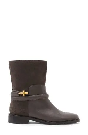 REISS Rosalee Turnlock Ankle Boot - Grey