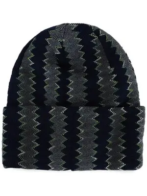 Missoni Zig-zag Beanie - Blue