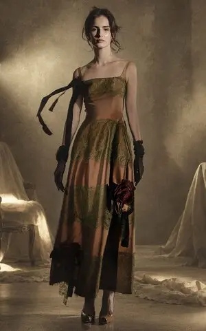 SALMA OSMAN Lace A-line Gown