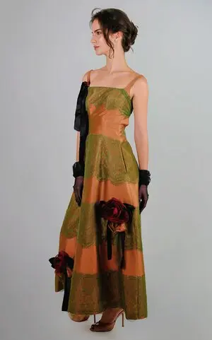 SALMA OSMAN Lace A-line Gown