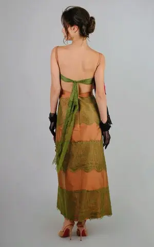 SALMA OSMAN Lace A-line Gown