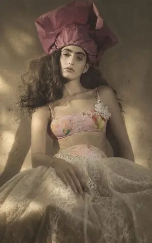 SALMA OSMAN Embellished Lace And Organza Set
